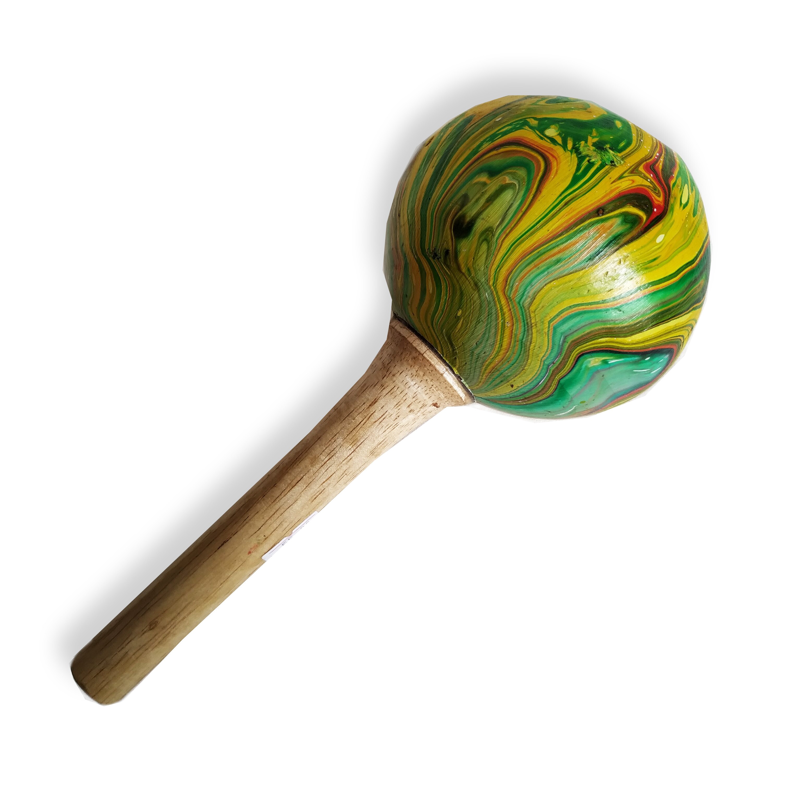 Maracá Karajá | Instrumento Xamânico | Chocalho Indígena Grande