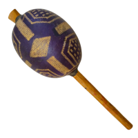 Maracá Karajá | Instrumento Xamânico | Chocalho Indígena Grande